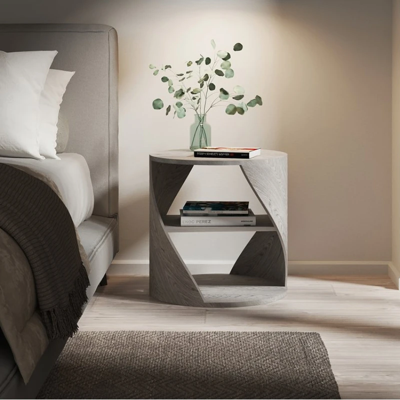 Trendy-Minimalist-Night-Table-Modern-Aesthetic-Furniture-Storage ...