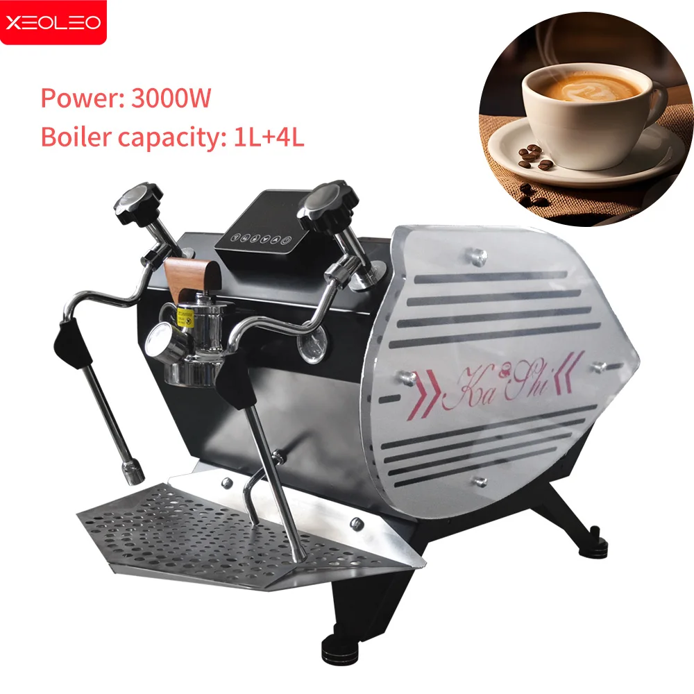 Xeoleo-Semi-Automatic-Italian-Espresso-Coffee-Machine-3000W-9Bar-Cappuccino-Maker-Tea-Brewer ...