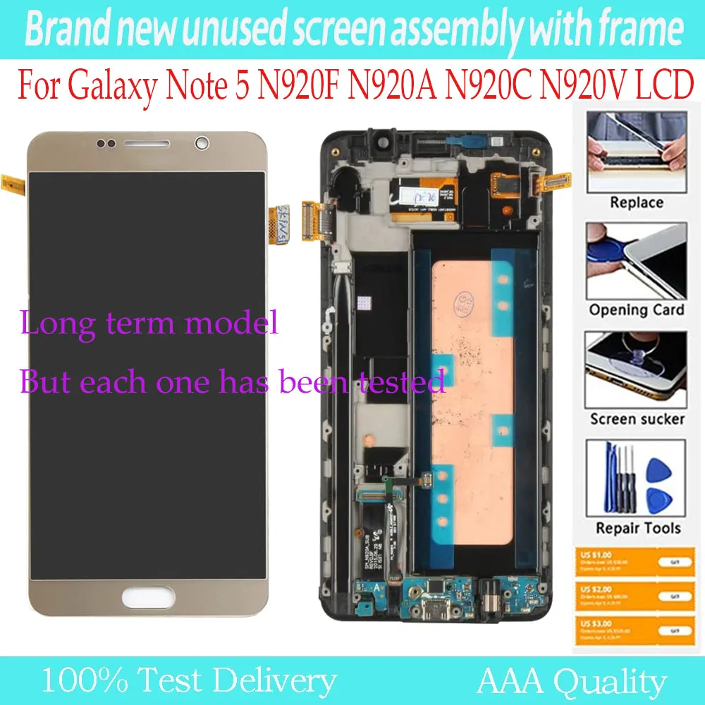 Su5-7-AMOLED-LCD-For-Samsung-Galaxy-Note-5-LCD-Display-Touch-Screen ...