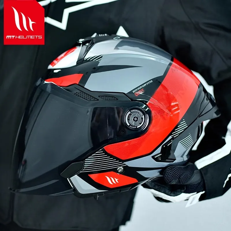 2024 New MT Interstellar Women Motorcycle Helmet 3/4 Half Helmet ...