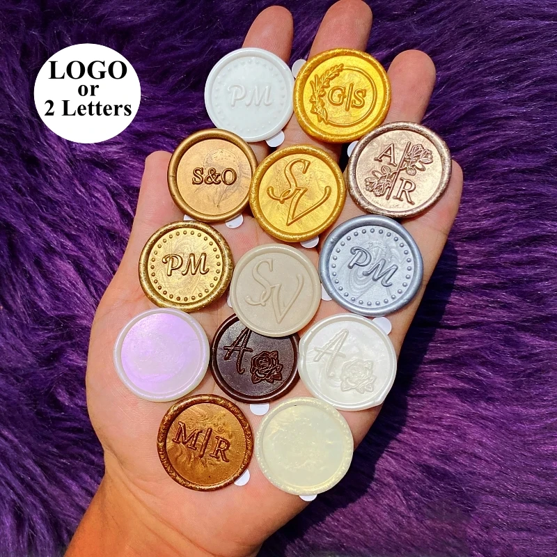 Personalized-Wax-Seals-Wedding-Wax-Seal-Stickers-with-2-initials-Custom ...