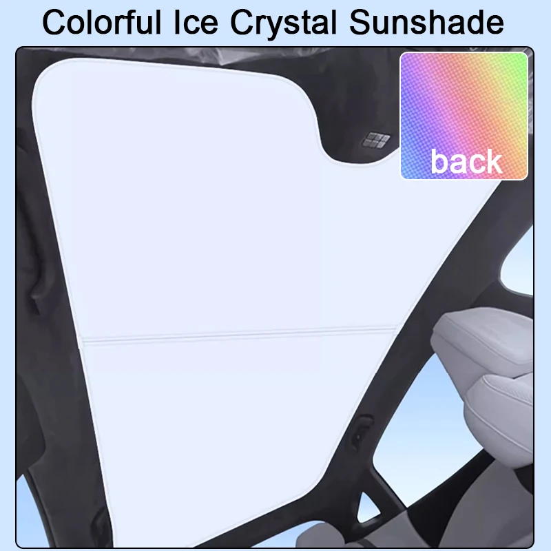 For Geely Galaxy E8 2024 2025 Colorful Ice Crystal Car Roof Sunshade ...
