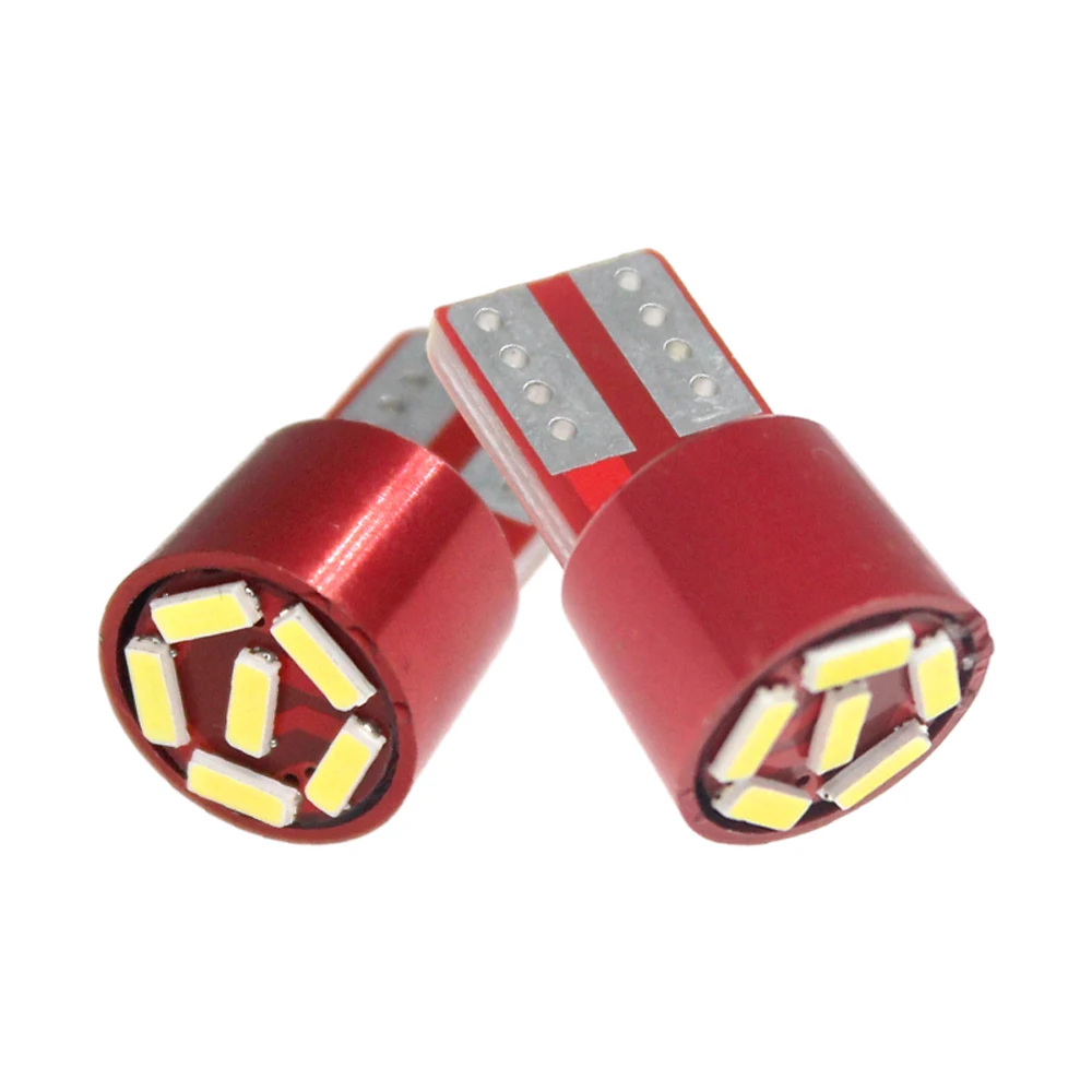 50PCS-T10-W5W-Canbus-194-LED-Car-Door-Bulb-3014-6SMD-Clearance-License ...