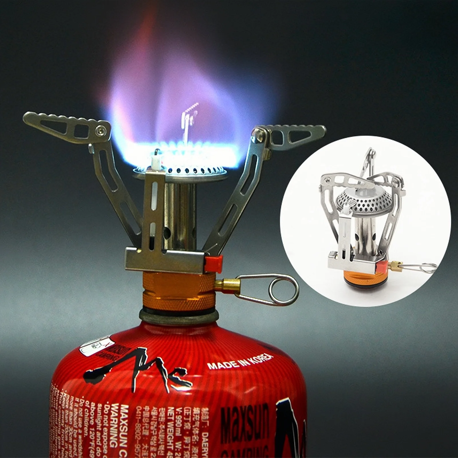 3500W-Camping-Portable-Gas-Stove-Fold-Removable-High-Power-Stove-Multi ...
