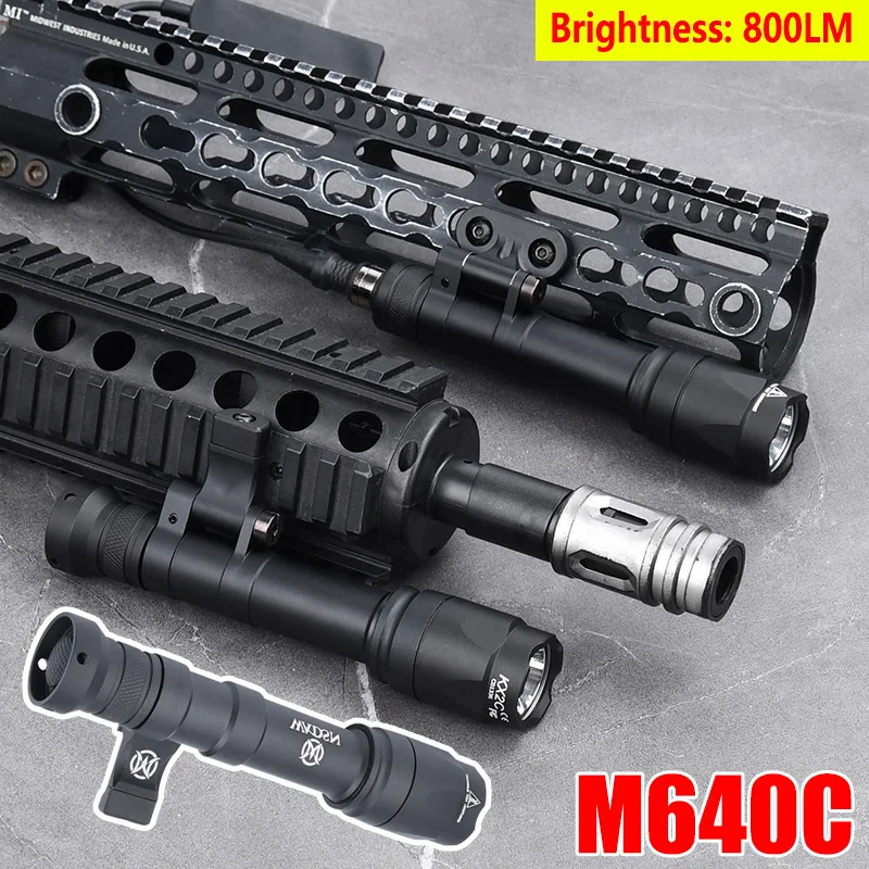 Weapon-Light-M640-M640C-Tactical-Flashlight-With-Picatinny-M-Lok-Keymod ...