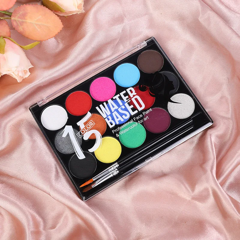 Water Based Face Paint Kit Watercolor For Art Halloween And Christmas ...