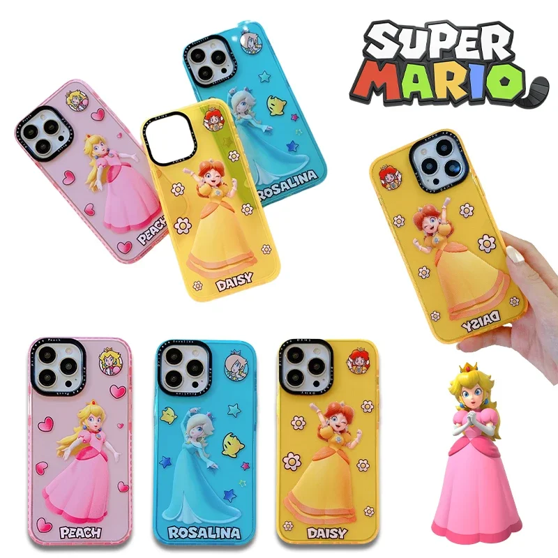 Super Mario Cartoon Princess Peach Daisy Rosalina Phone Case for Iphone ...