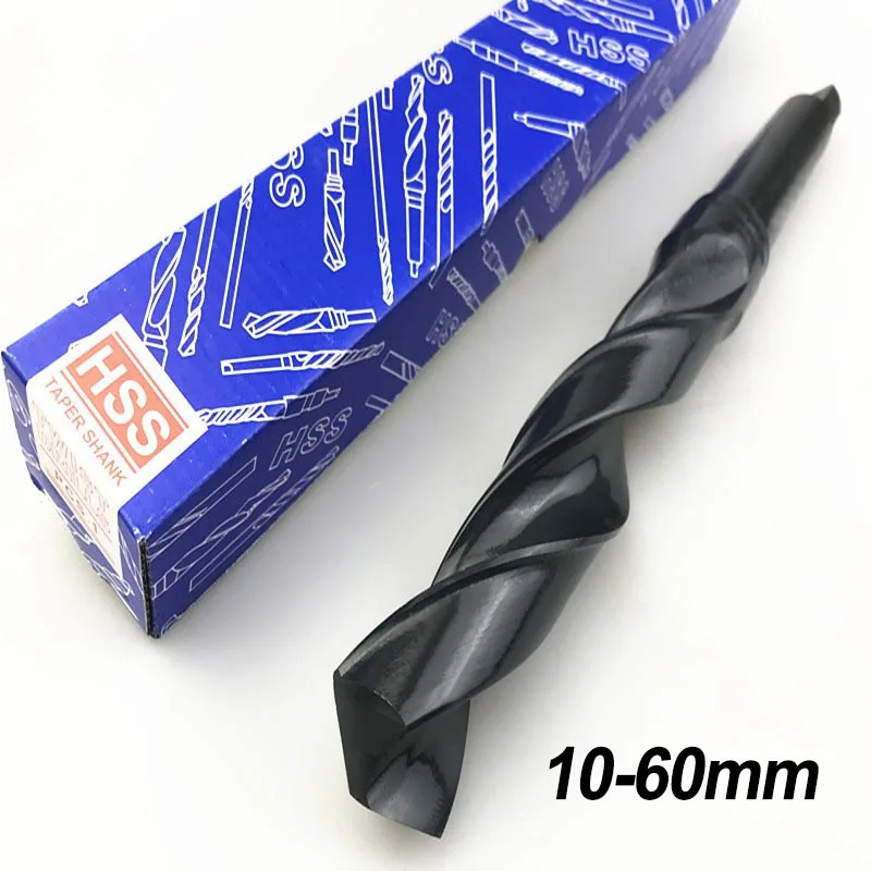1PC-10mm-60mm-HSS-Morse-Taper-Shank-Twist-Drill-Bit-High-Speed-Steel ...