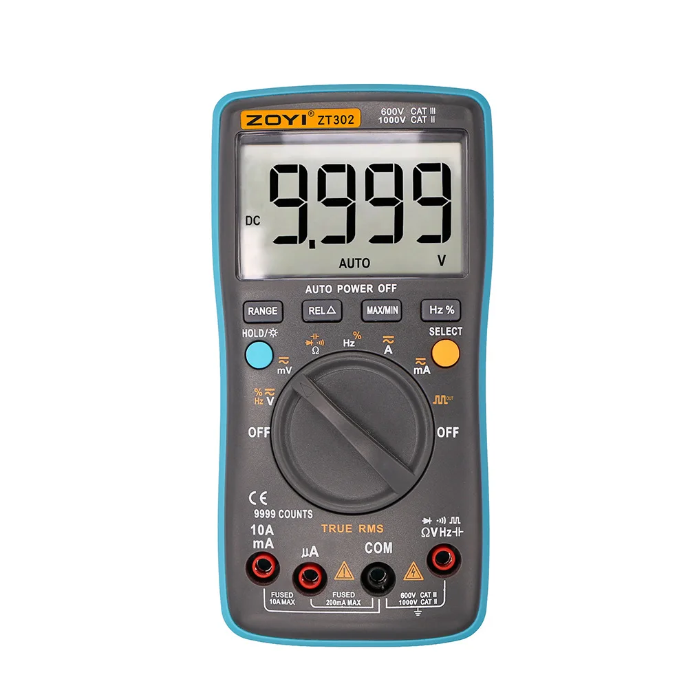 ZOYI-ZT303-19999-Counts-Digital-Multimeter-Professional-AC-DC-Voltage ...