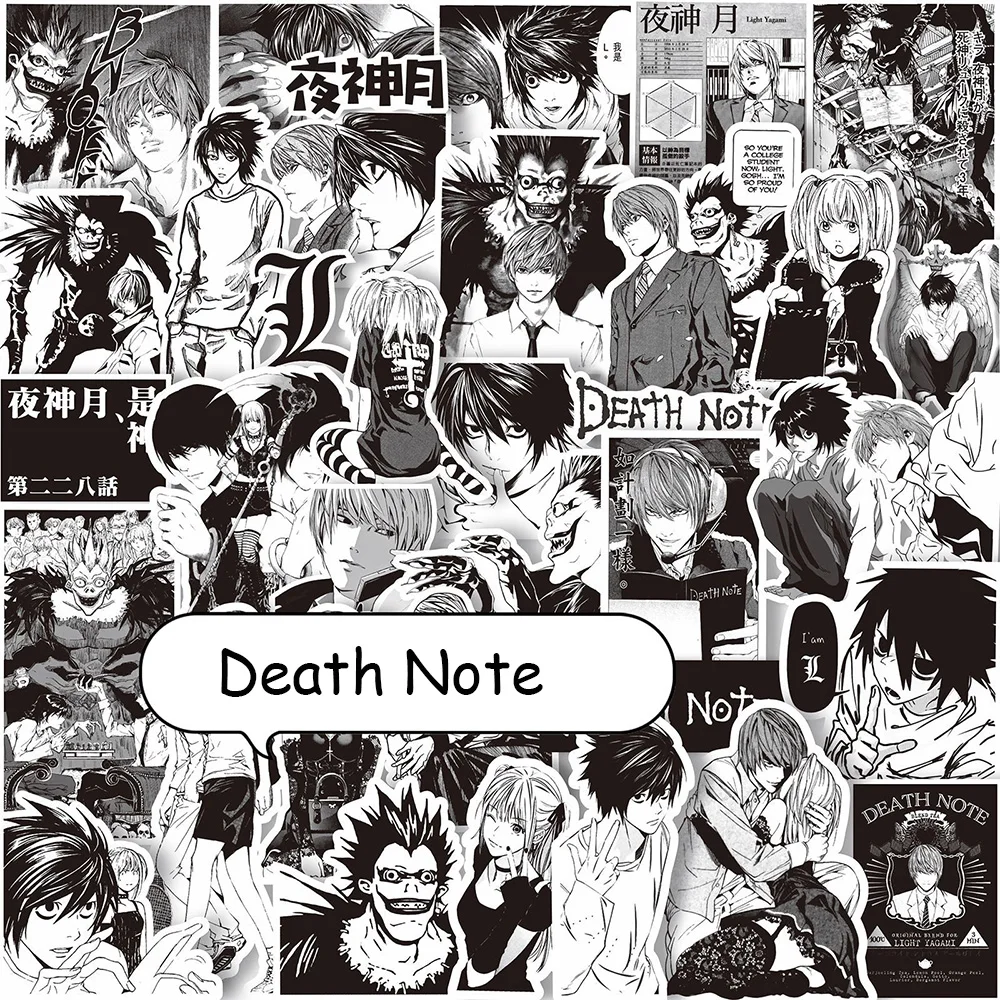 Pegatinas-de-Death-Note-para-decoraci-n-de-maleta-10-30-65-piezas-Anime ...