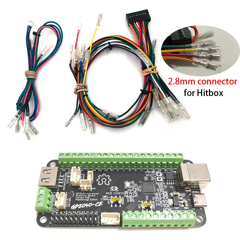 GP2040-CE-Advanced-Breakout-Board-USB-Passthrough-Fighting-Board-for-Arcade-Hitbox-Mixbox ...