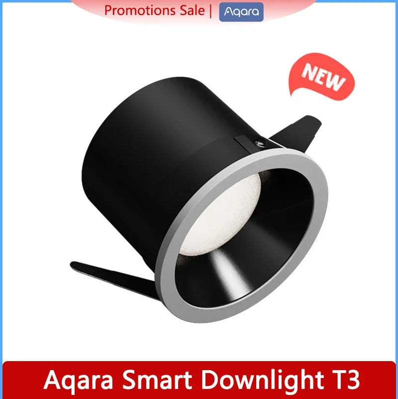Aqara-Smart-Downlight-T3-Zigbee-Dimming-Round-Spot-Light-6W-Adaptive ...