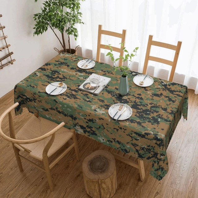 Army Camouflage Table Cloths