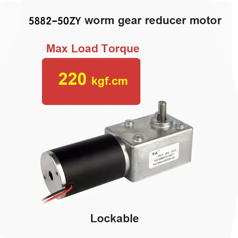 Moteur-engrenages-vis-sans-fin-DC-12V-24V-220kg-1-5-296-tr-min-vitesse ...