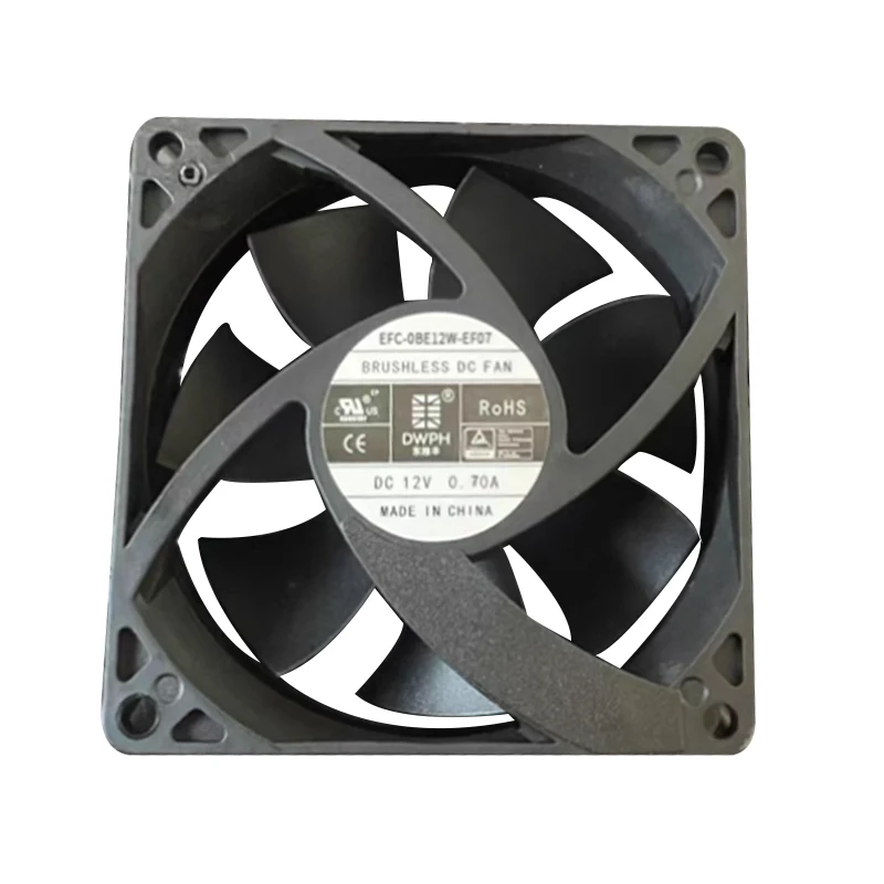 8025 fan Power Supppy Fan 80mm 80*80*25mm EFC-08E12W-EF07 DC12V 0.7A ...
