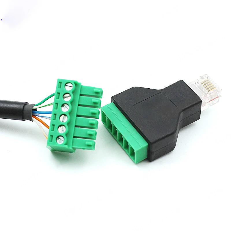 connector-1Pcs-Ethernet-RJ12-6P6C-Male-to-6-Pin-Screw-Terminals-Adapter ...