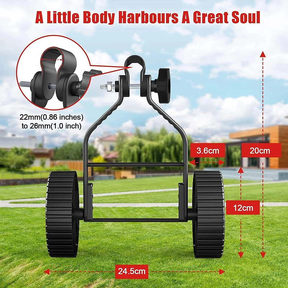 Universal Wheel Set String Trimmer Grass Cutter Adjustable Support ...