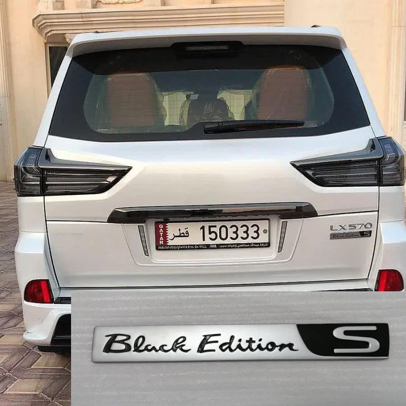 For Lexus LX570 Accessories 2008-2019 Car Rear Trunk Special Black ...