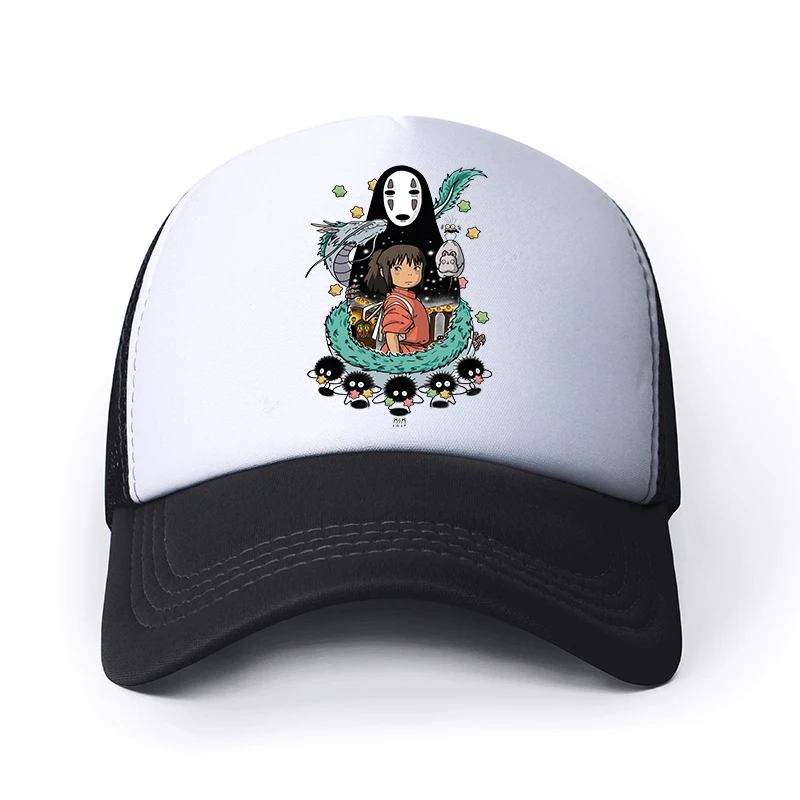 Fashion Totoro Studio Ghibli Mesh Baseball Cap Adjustable SnapbaHats ...