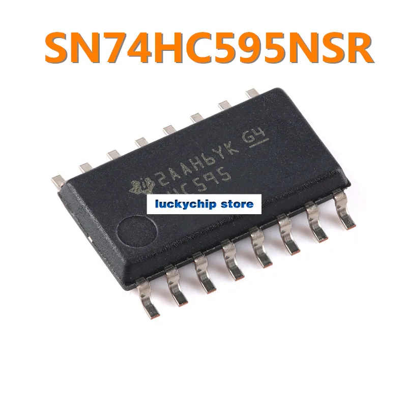 New original SN74HC595NSR SN74HC595 74HC595 package SOIC-16 8-bit shift register chip