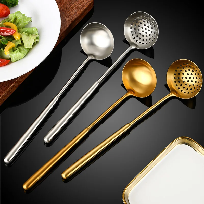304-Stainless-Steel-Japanese-Colander-Deepen-Soup-Spoon-Multifunctional ...