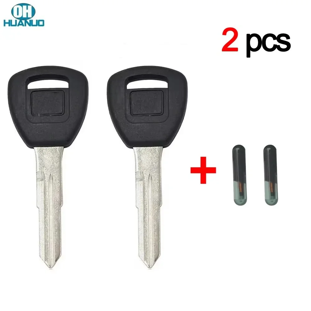 OHHUANUO 2pcs X Transponder Key for Honda Accord Civic Odyssey 98 99 00 ...