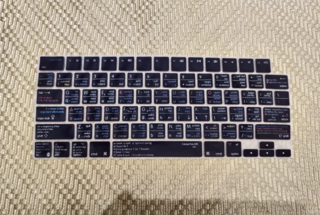 VIM-VI-Hotkey-Shortcuts-Keyboard-Cover-for-MacBook-Pro-14-A2442-M1-Max ...
