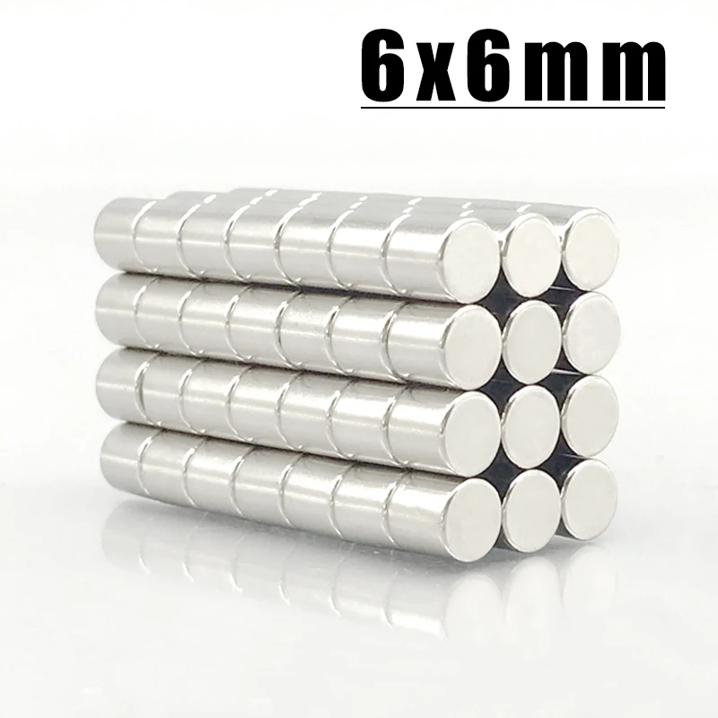 2pcs-10000pcs 6x6 mm Mini Small Round Magnets N35 Neodymium Magnet Dia ...