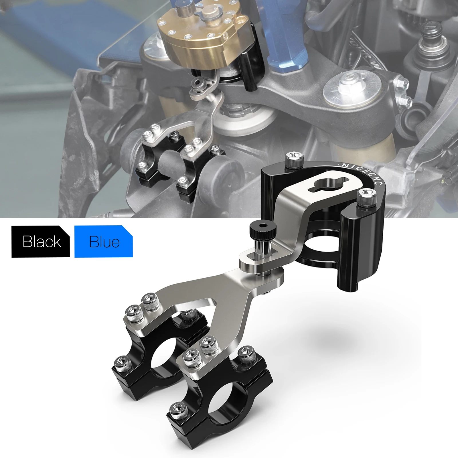 Motorcycle-Steering-Damper-Bracket-For-Yamaha-Tenere-700-XTZ-700-2019 ...