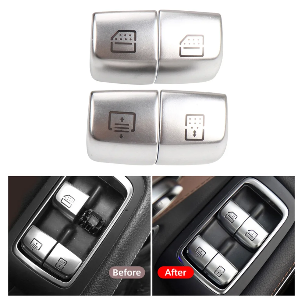 For Mercedes Benz W222 Car Rear Window Switch Button Cover Vehicle Door ...