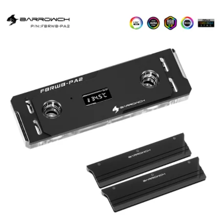 Barrowch Kit de bloques de agua FBRWB PA2 F RAM, iluminación LRC 2,0 ...