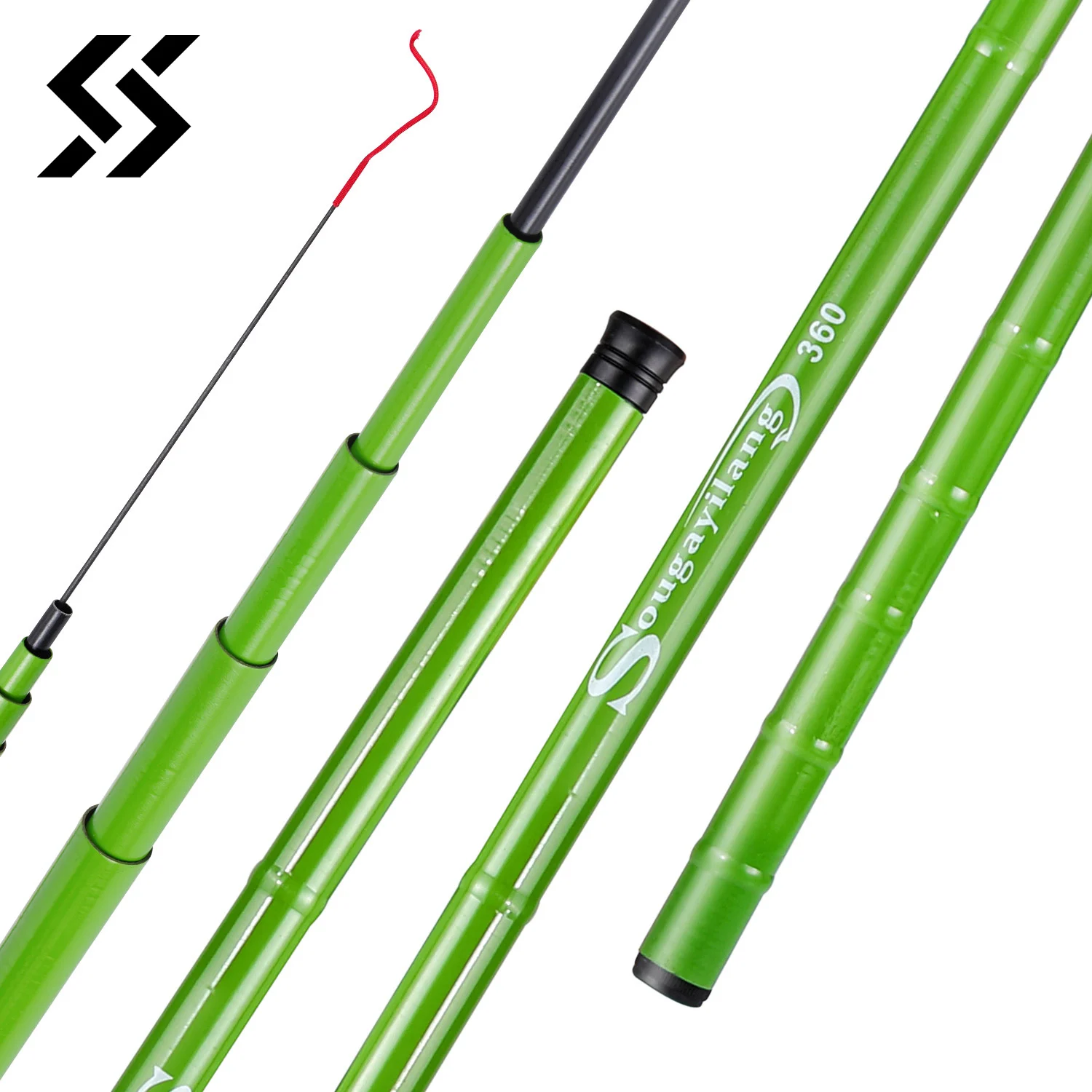 Sougayilang Hand Fishing Rod 2.7-5.4m Shrimp Telescopic Fishing Rod ...