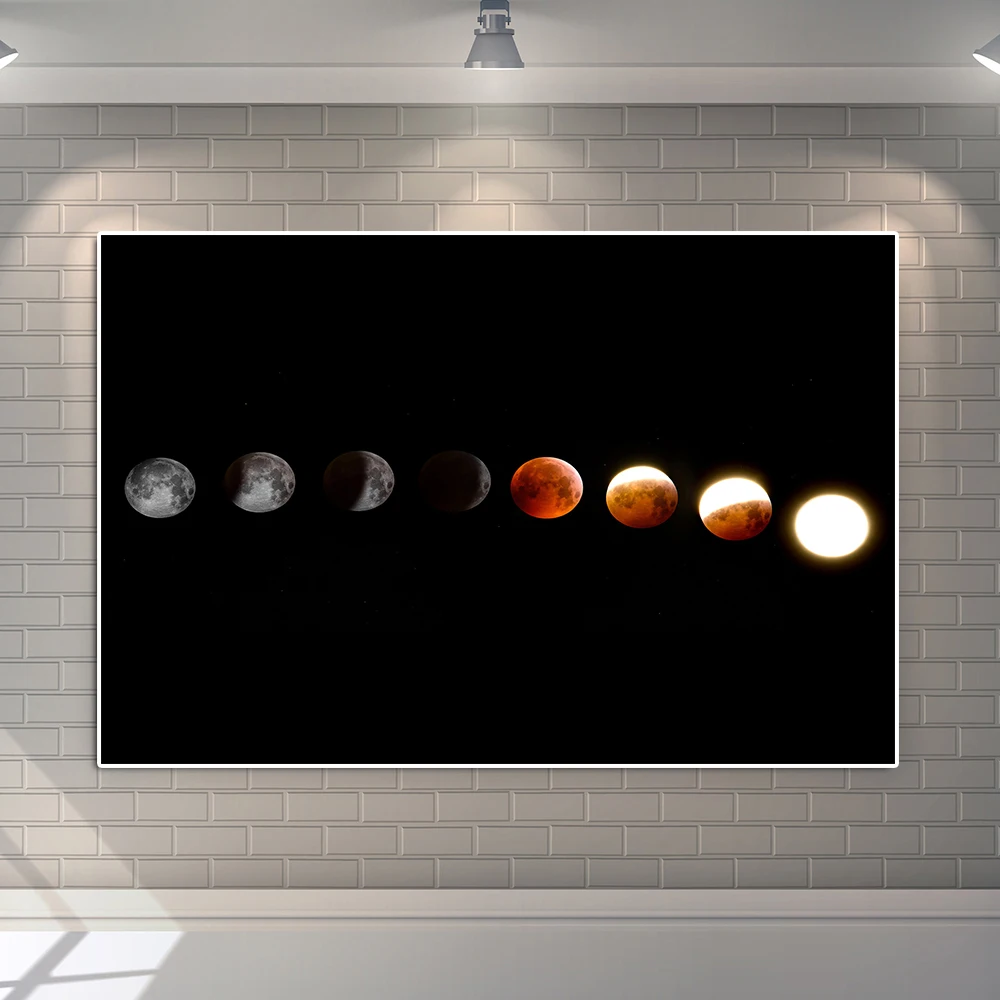 Minimalista-lua-fases-cartaz-e-impress-o-abstrata-eclipse-lunar ...