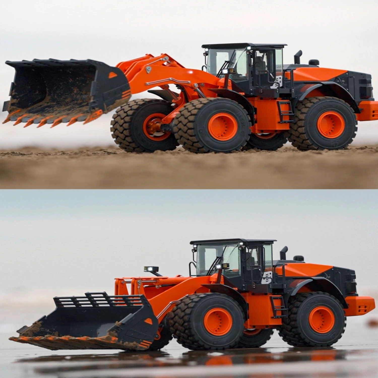 JDM ZW370 RC 1/14 Hydraulic Wheeled Loader Earth Mover 198 Radio ...