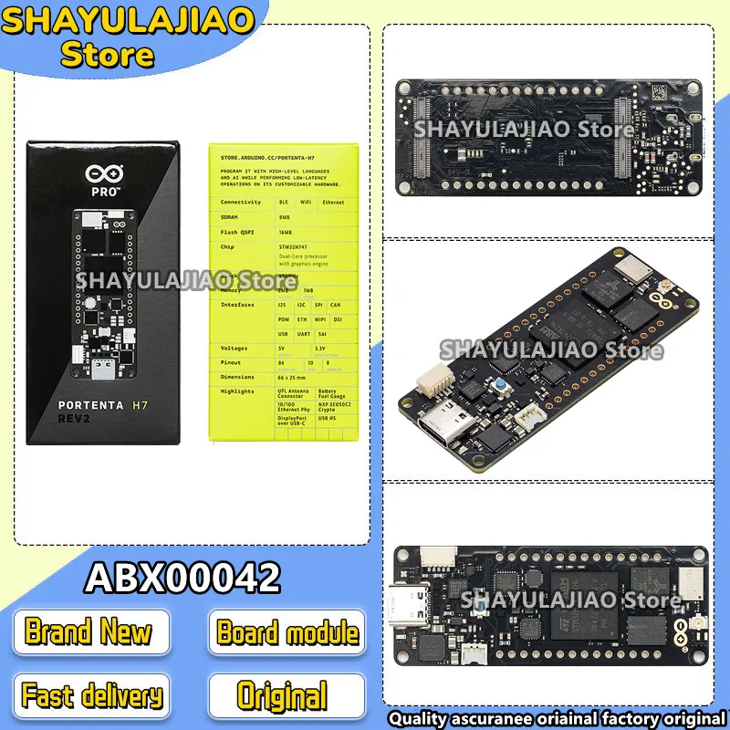 1pcs Lot Abx00042 Arduino Portenta H7 Development Board Module Stm32h747 Dual Core Wifi Brand