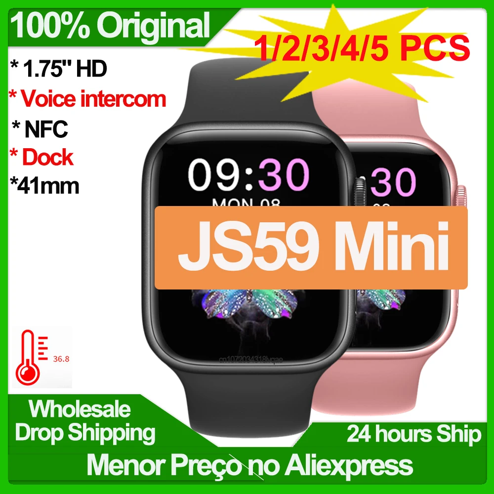JS59 Mini Smart Watch Women 41mm Series 9 Blood Glucose Body ...