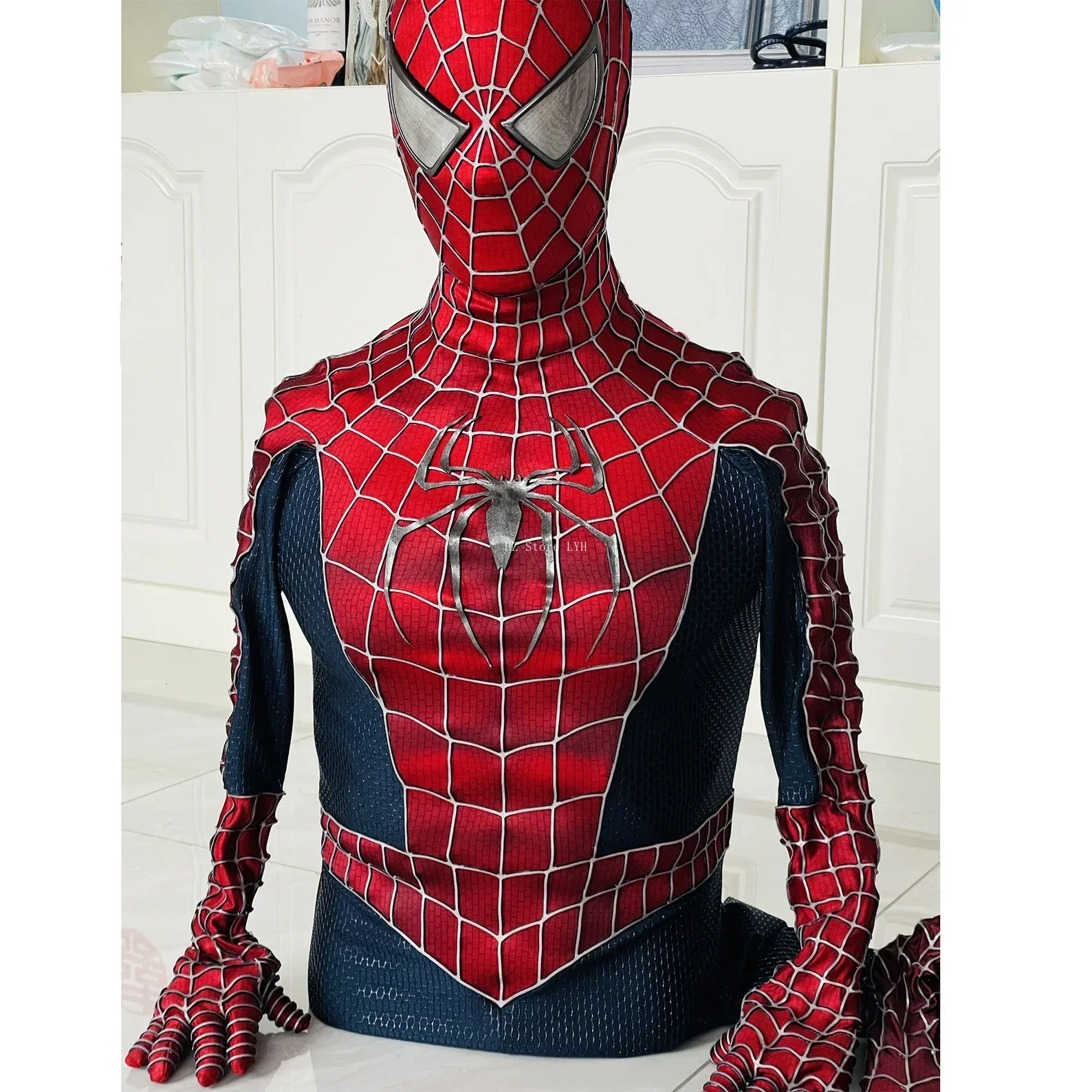Marvel-Spider-Man-Cosplay-3D-Toby-M-scara-Borracha-Wearable-Wearable ...