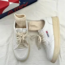 Original Fashion Autry Designers Shoes Women Flat Lace Casual Sneakers ...