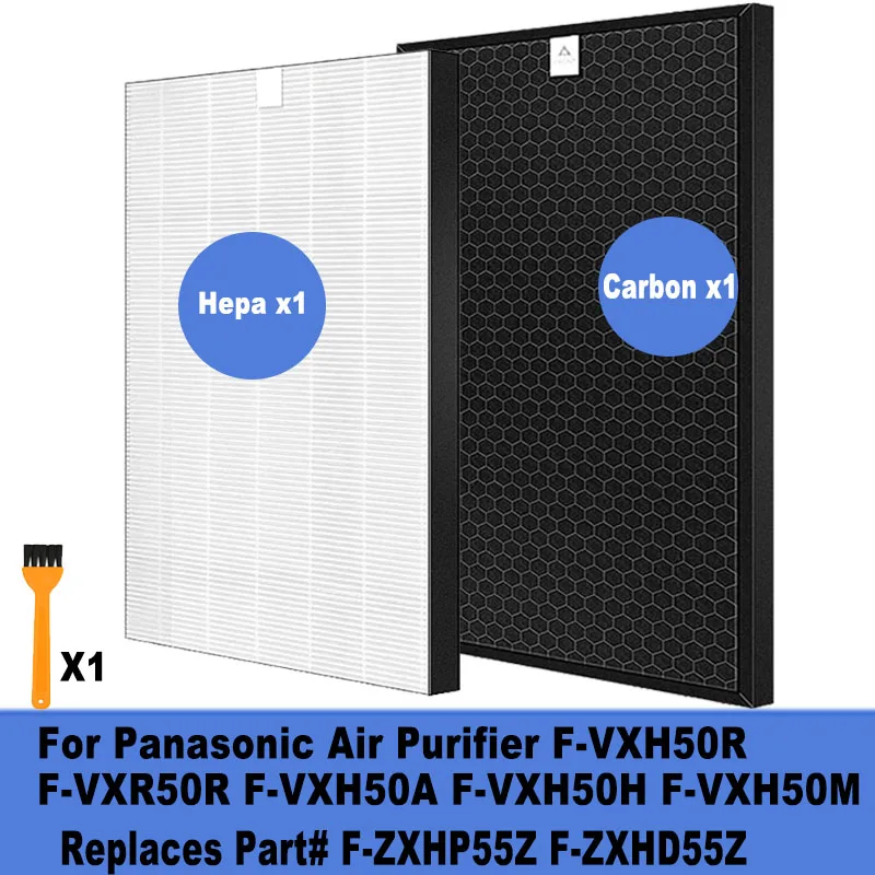 Replacement HEPA Filter and Activated Carbon Filter F-ZXHP55Z F-ZXHD55Z ...