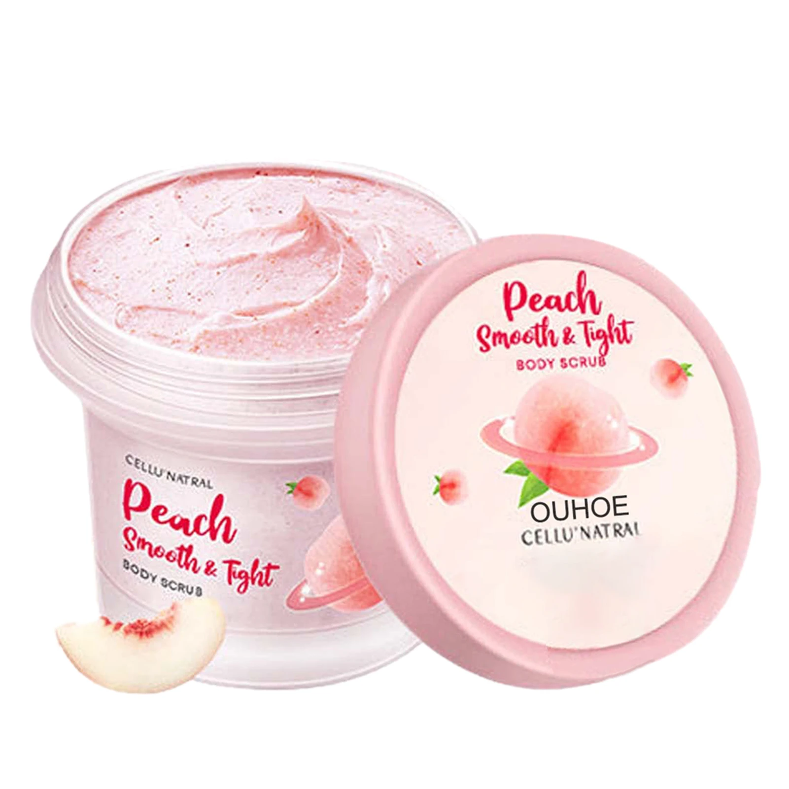 100g Peach Body Scrub Deeply Exfoliates Scrubs For Brightening Skin ...