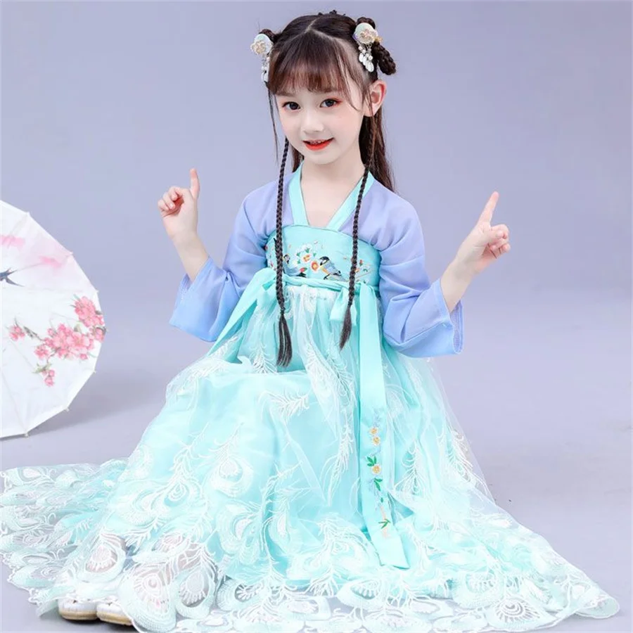 Hanfu-Dress-Baby-Girls-Children-New-Year-Costume-Chinese-Ancient ...
