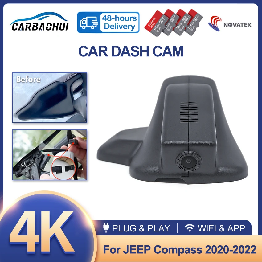 New-Plug-and-play-Car-DVR-HD-4K-2160P-Driving-Video-Recorder-Dash-Cam ...