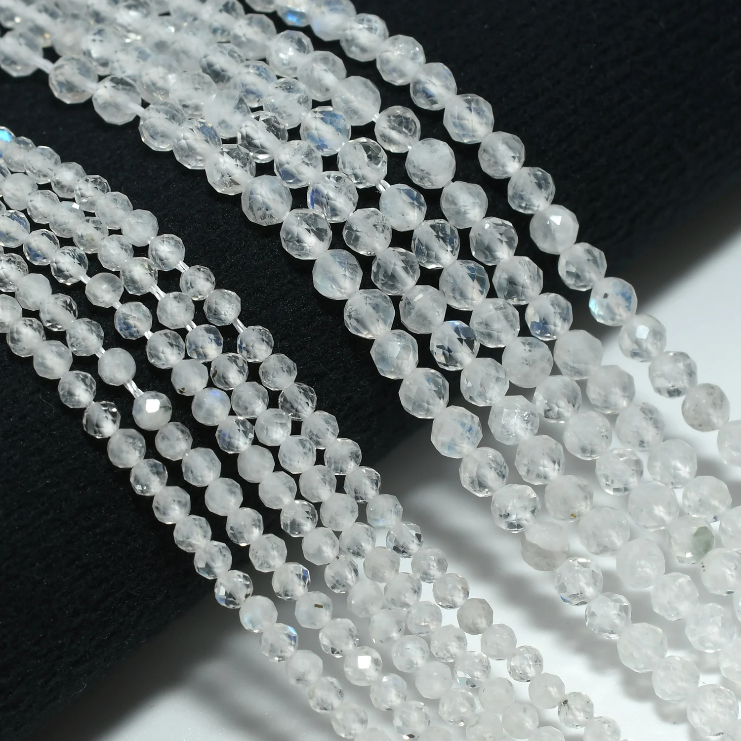 Natural Blue Moonstone Faceted Round Beads 2.5mm/3.2mm - AliExpress 36