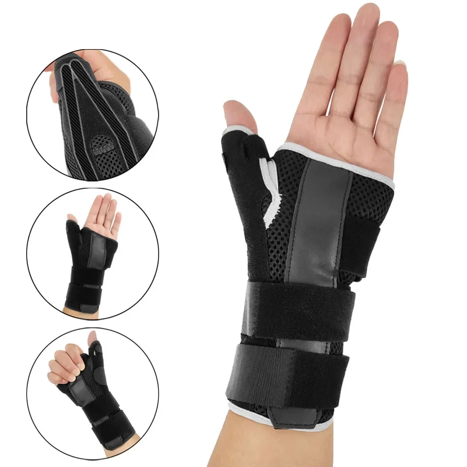 GOBYGO1Pcs-Adjustable-Wrist-Support-Splints-Relief-Injuries-Pain-Sprain ...