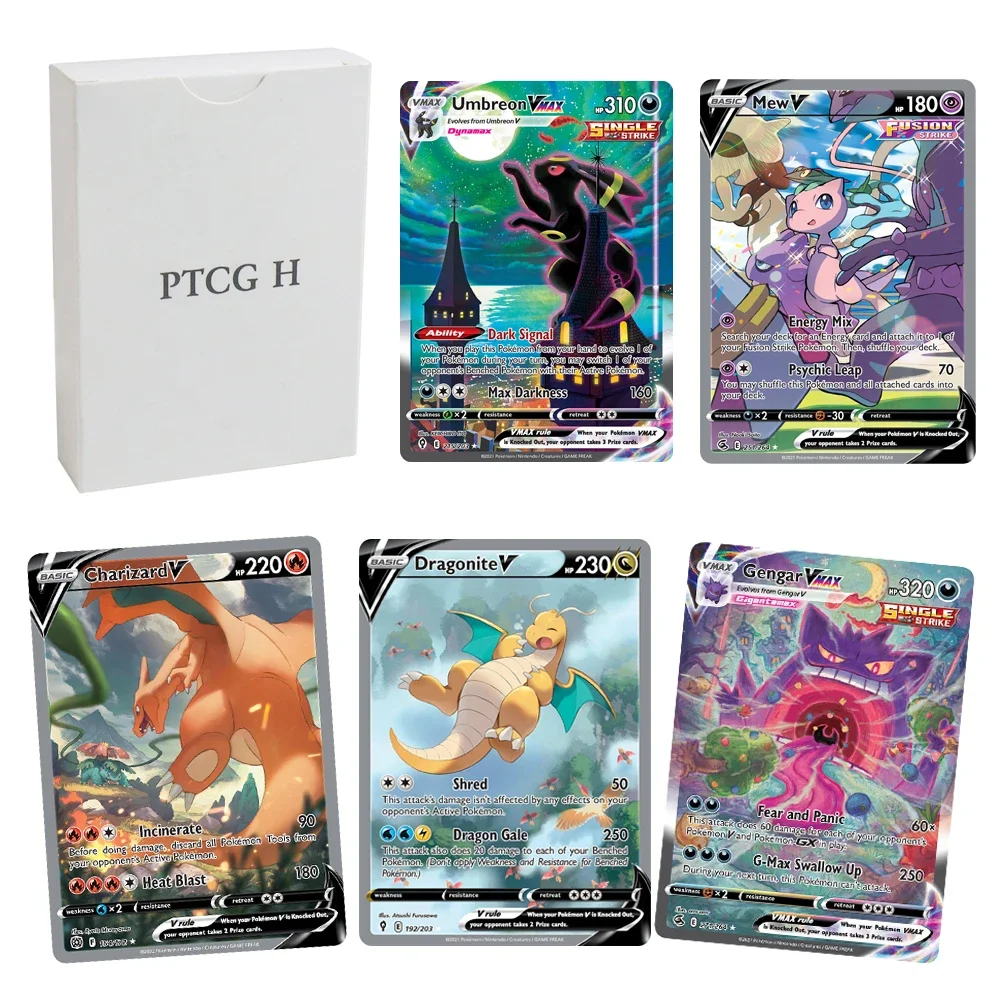 Tarjeta-Pok-mon-PTCG-H-Charizard-Brilliant-Stars-Gengar-Mew-Fusion-Strike-Rayquaza-Umbreon ...