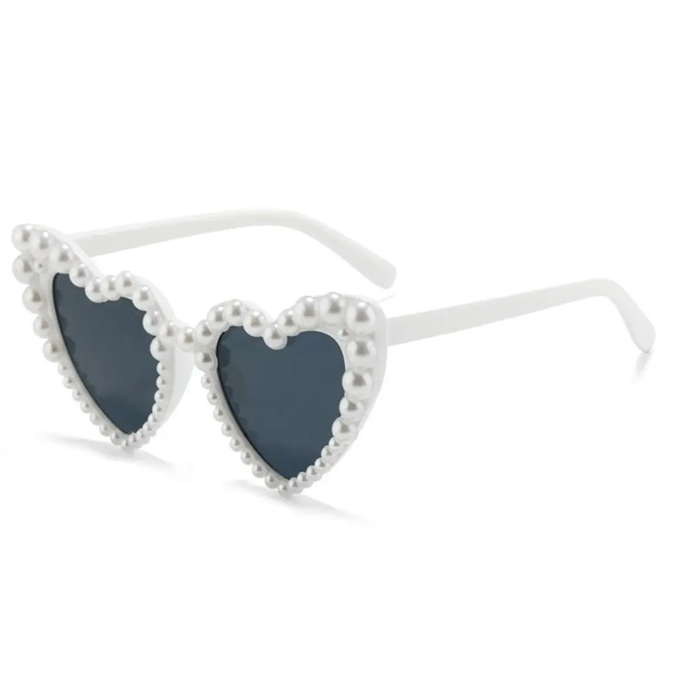 Sweet-Heart-shaped-Frame-Pearl-Decoration-Sunglasses-Travel-Sun ...
