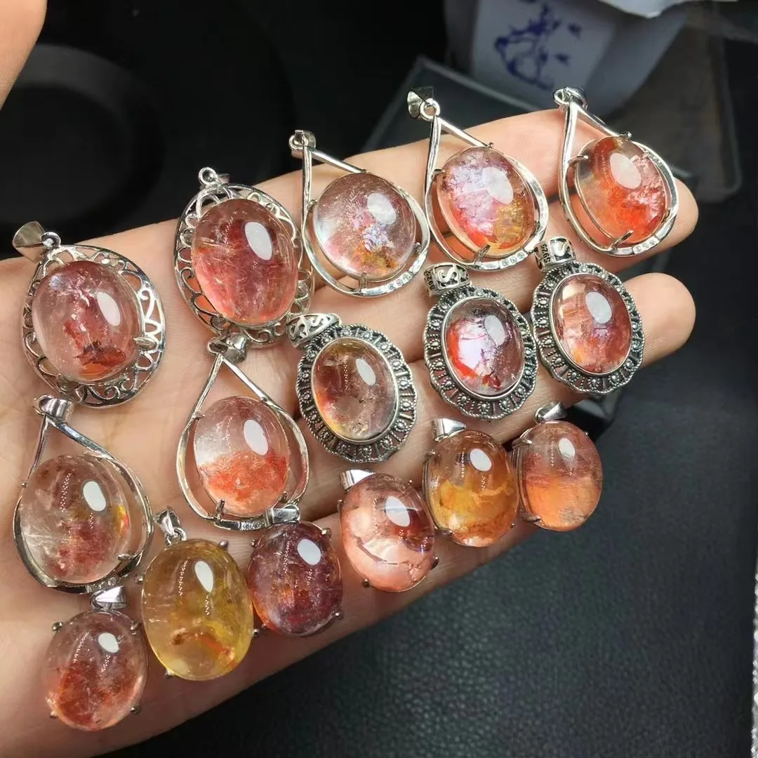 Unit-One-Piece-925-Silver-With-Natural-Koi-Quartz-Crystal-Healing ...