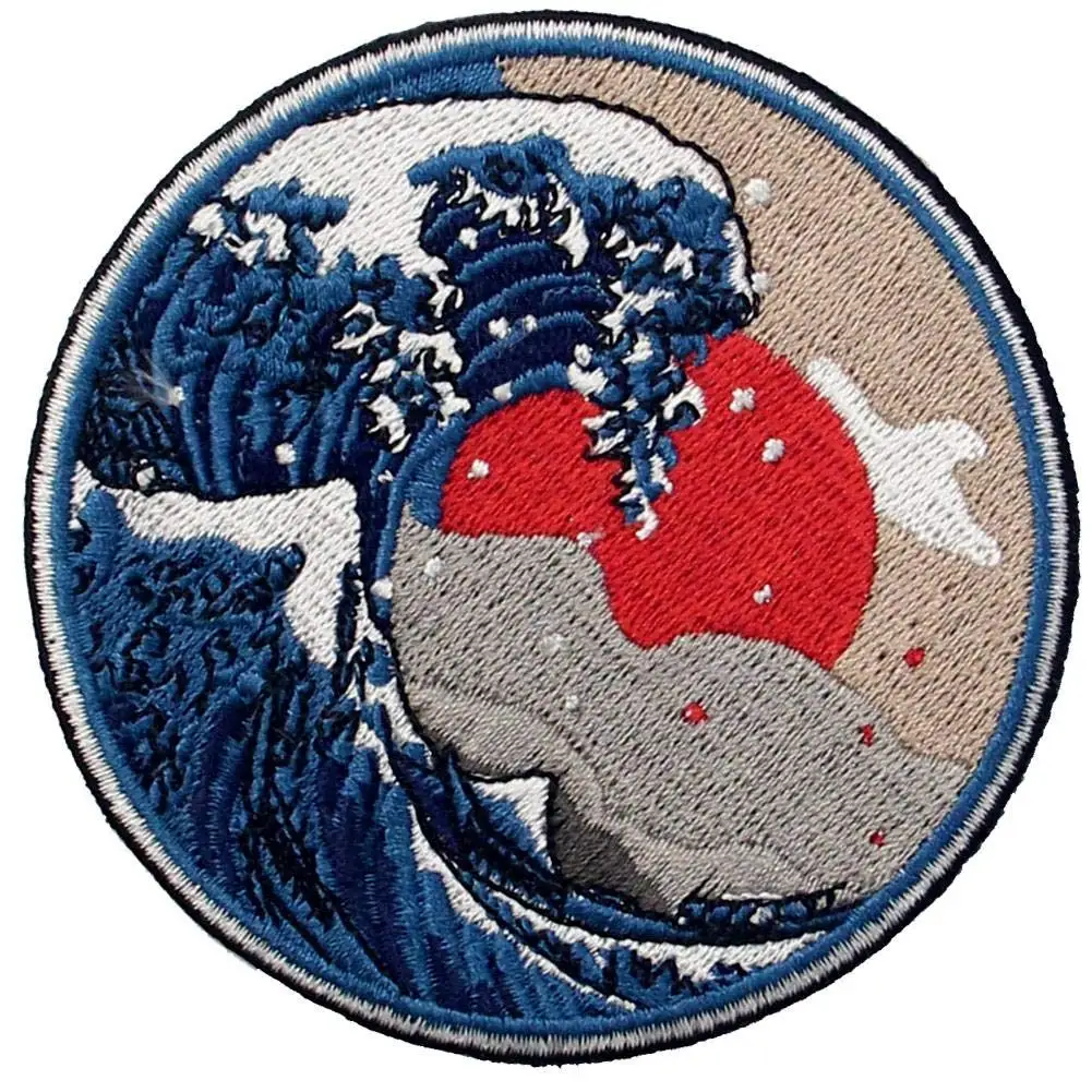 Great-Wave-Off-Kanagawa-Japan-Patch-Tactical-Patches-Embroidered ...