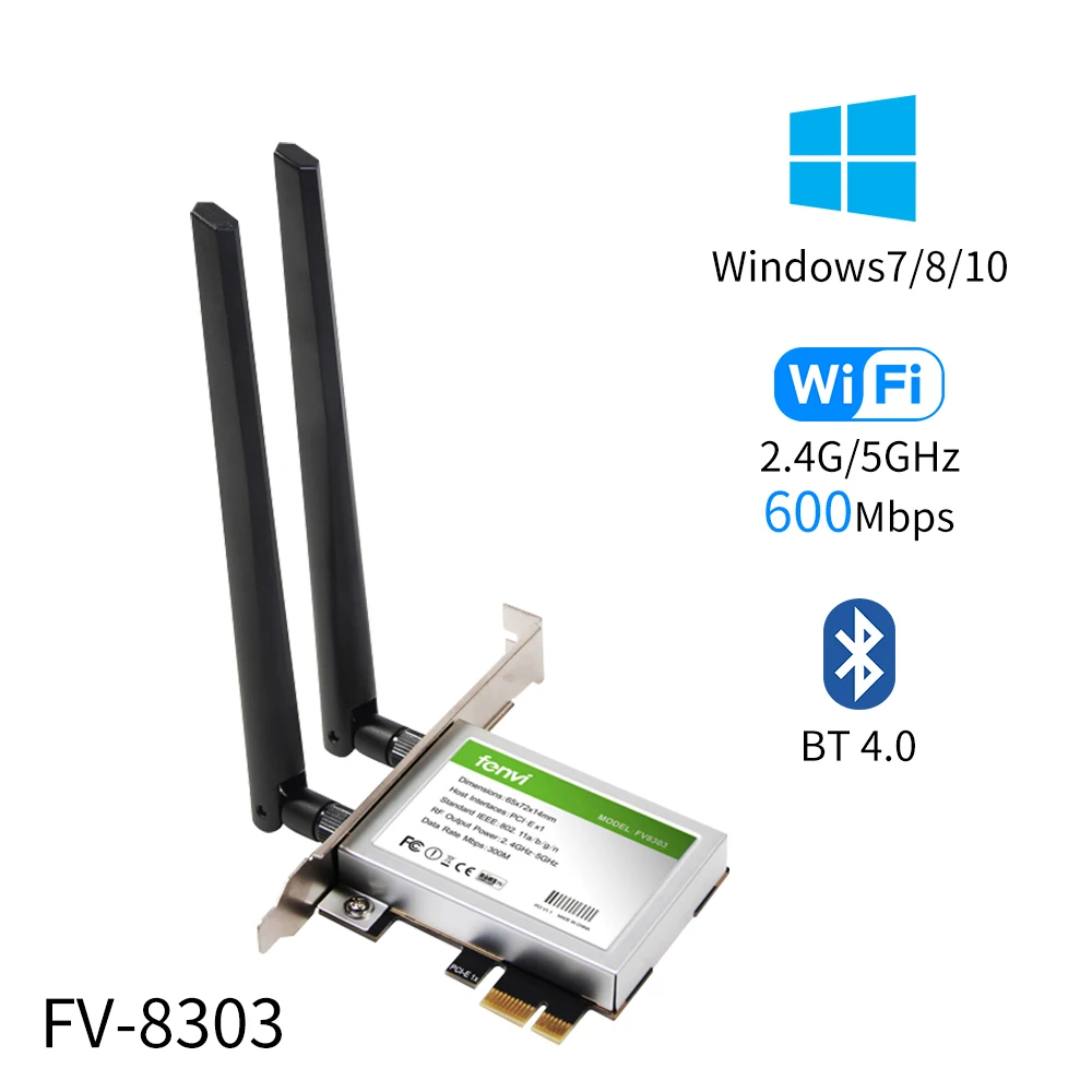 fenvi-Dual-band-600Mbps-PCI-Express-WiFi-Adapter-BT-4-0-Desktop-Network ...