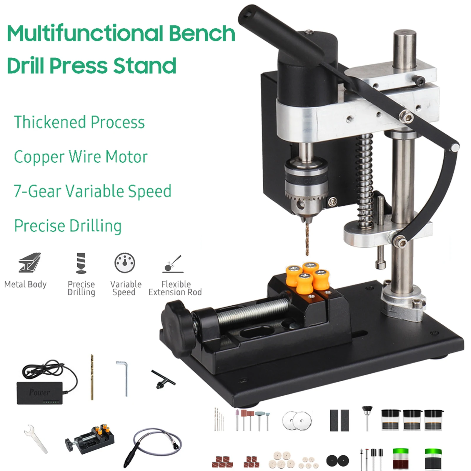 Mini Electric Bench Drill | Mini Electric Drill Press | Mini Drilling ...